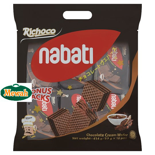 Nabati CreamWafer 360g (18x20g)(Richoco Chocolate/Richeese Cream Wafer) | Shopee Malaysia