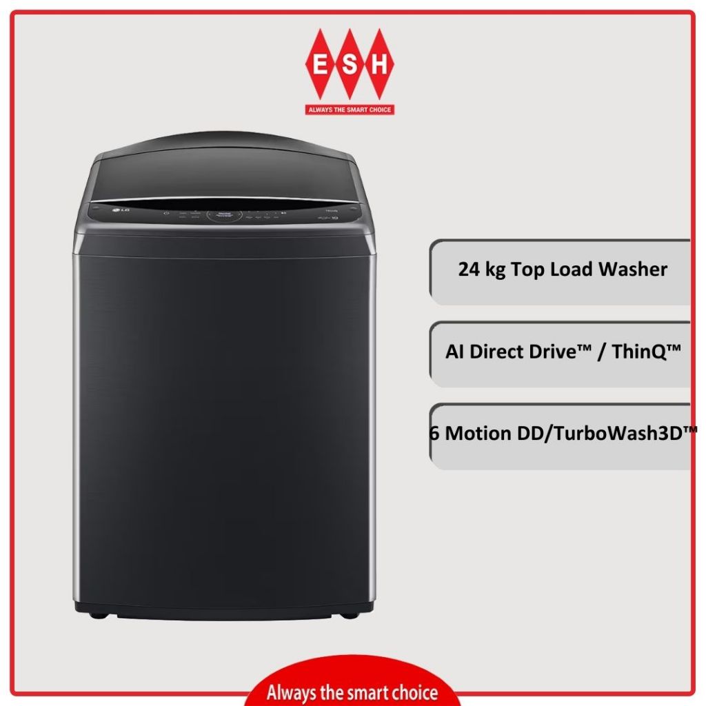 LG Top Load Washing Machine with Intelligent Fabric Care (24kg ...