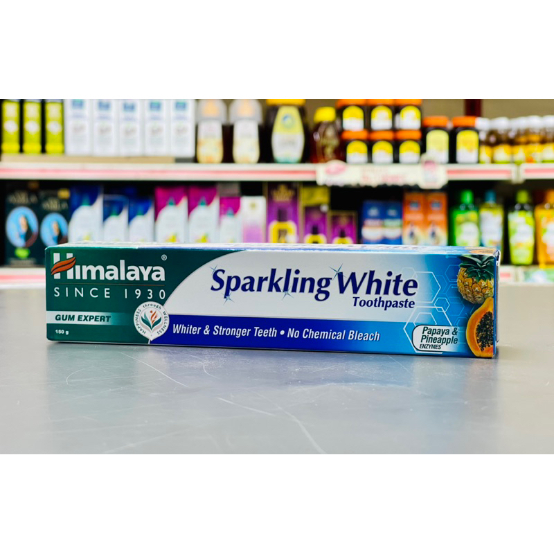 HIMALAYA GUM EXPERT SPARKLING WHITE TOOTHPASTE/UBAT GIGI 150G | Shopee ...