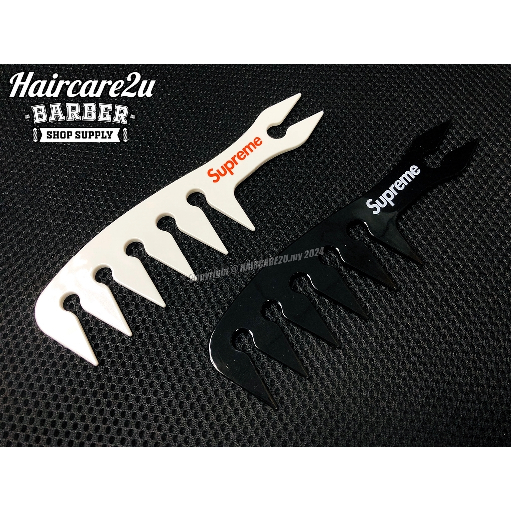 Supreme Wide Tooth Texturizing Barber Pomade Hair Styling Texture Comb ...
