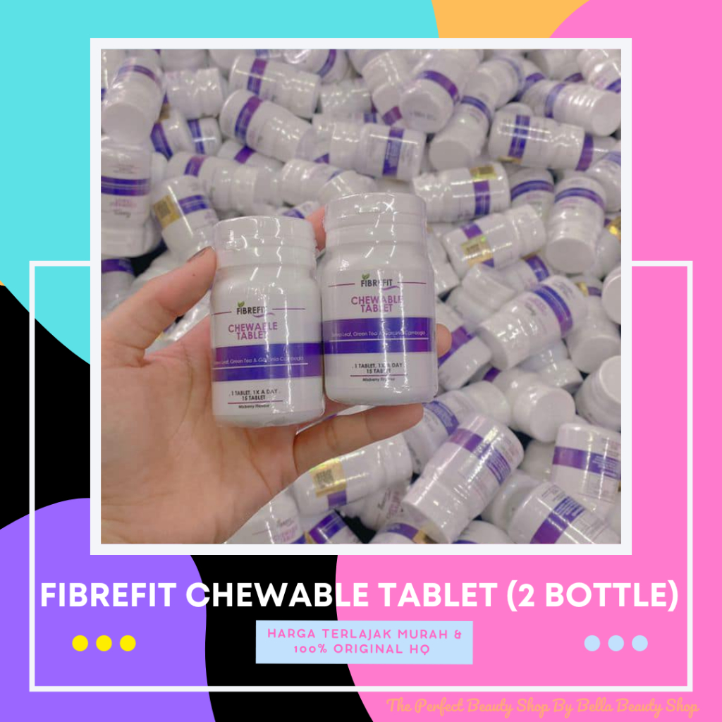 🔥 PALING HOT , READY STOCK & 100% ORIGINAL HQ ️👉FIBREFIT CHEWABLE TABLET (2 BOTTLE) | Shopee ...