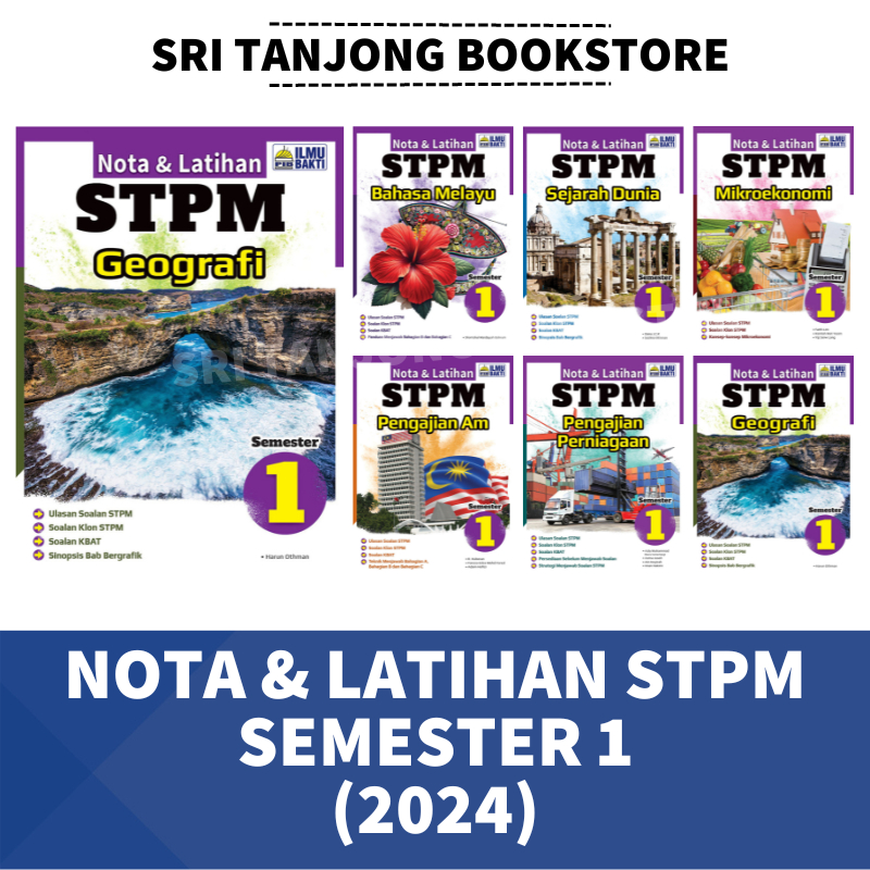 [ST] ILMU BAKTI 2024 : NOTA & LATIHAN STPM SEMESTER 1 (EDISI TERBARU) | Shopee Malaysia