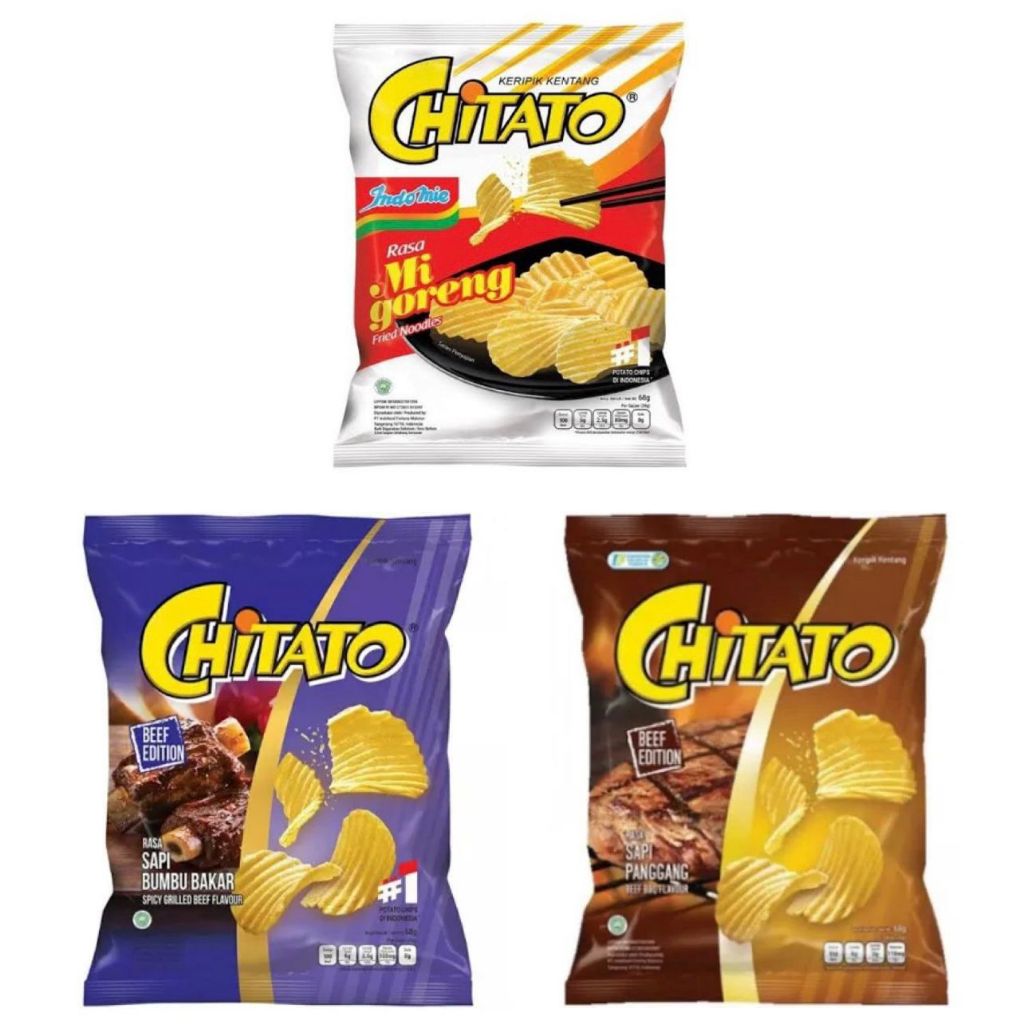 Chitato Indomie goreng BBQ Beef Bumbu Bakar 68gr 35gr | Shopee Malaysia