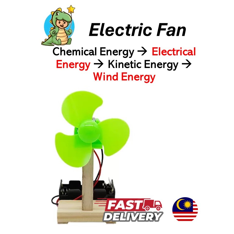 【Making Learning Fun】Electric Fan DIY 3D STEM RBT Toys Robotic Set Kit ...