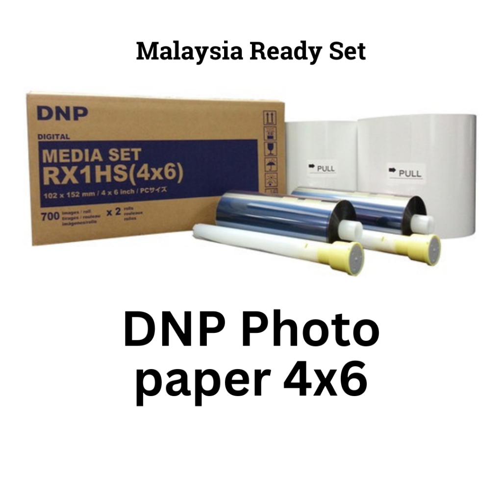 DNP 4x6 paper RX1-HS Media Kit sets 4R (Malaysia Ready Stock) | Shopee Malaysia