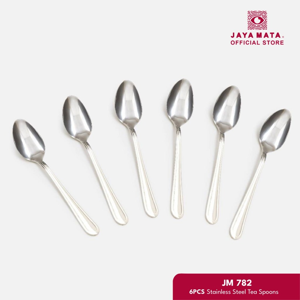 JAYA MATA Stainless Steel Teaspoon (6 Pcs) JM782 | Shopee Malaysia