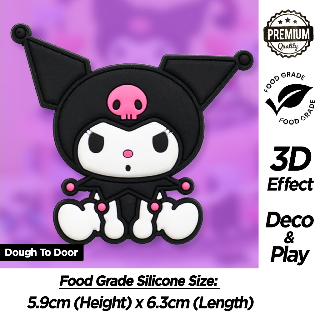 Kuromi Melody Cake Decoration Sanrio Toy Cake Topper Cake Decoration ...