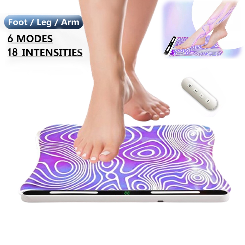 EMS Colorful Foot Therapy Cushion Foot Massager Mat Portable ...