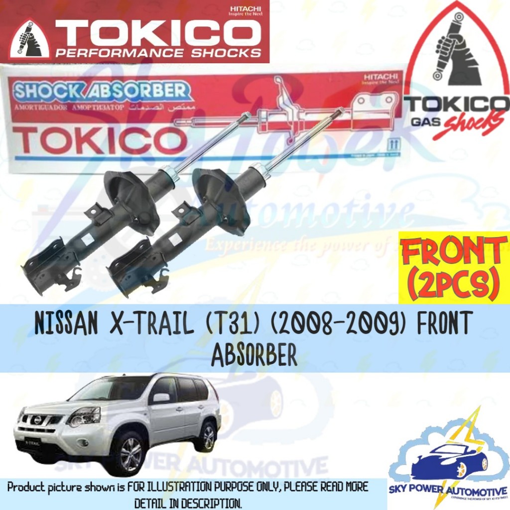 NISSAN X-TRAIL XTRAIL T31 (2008-2009) TOKICO TKC SHOCK ABSORBER ( FRONT 2PCS ) | Shopee Malaysia