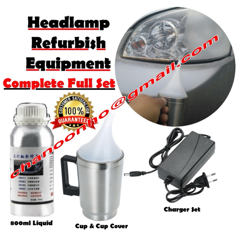 Headlamp Repair Restoration SolutionLiquid Coating Chemical 800G ...
