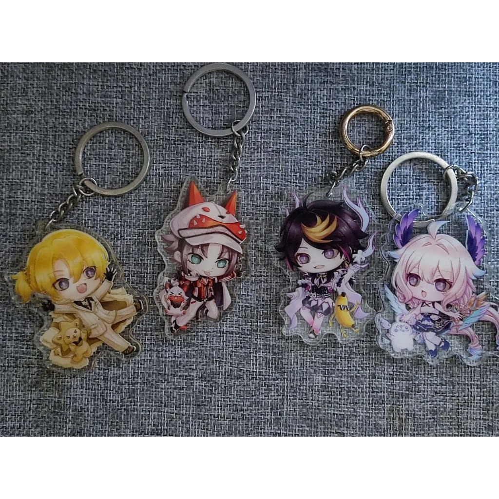 NIJISANJI EN LUXIEM Acrylic Keychain / Merchandise / Vtuber Vox Ike ...
