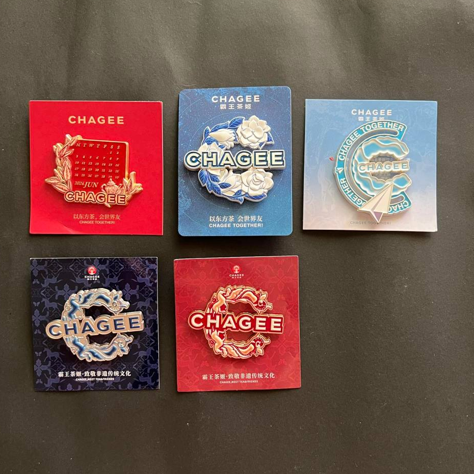 霸王茶姬 限量版 徽章 | Chagee Limited Edition Badge/Pin | Shopee Malaysia