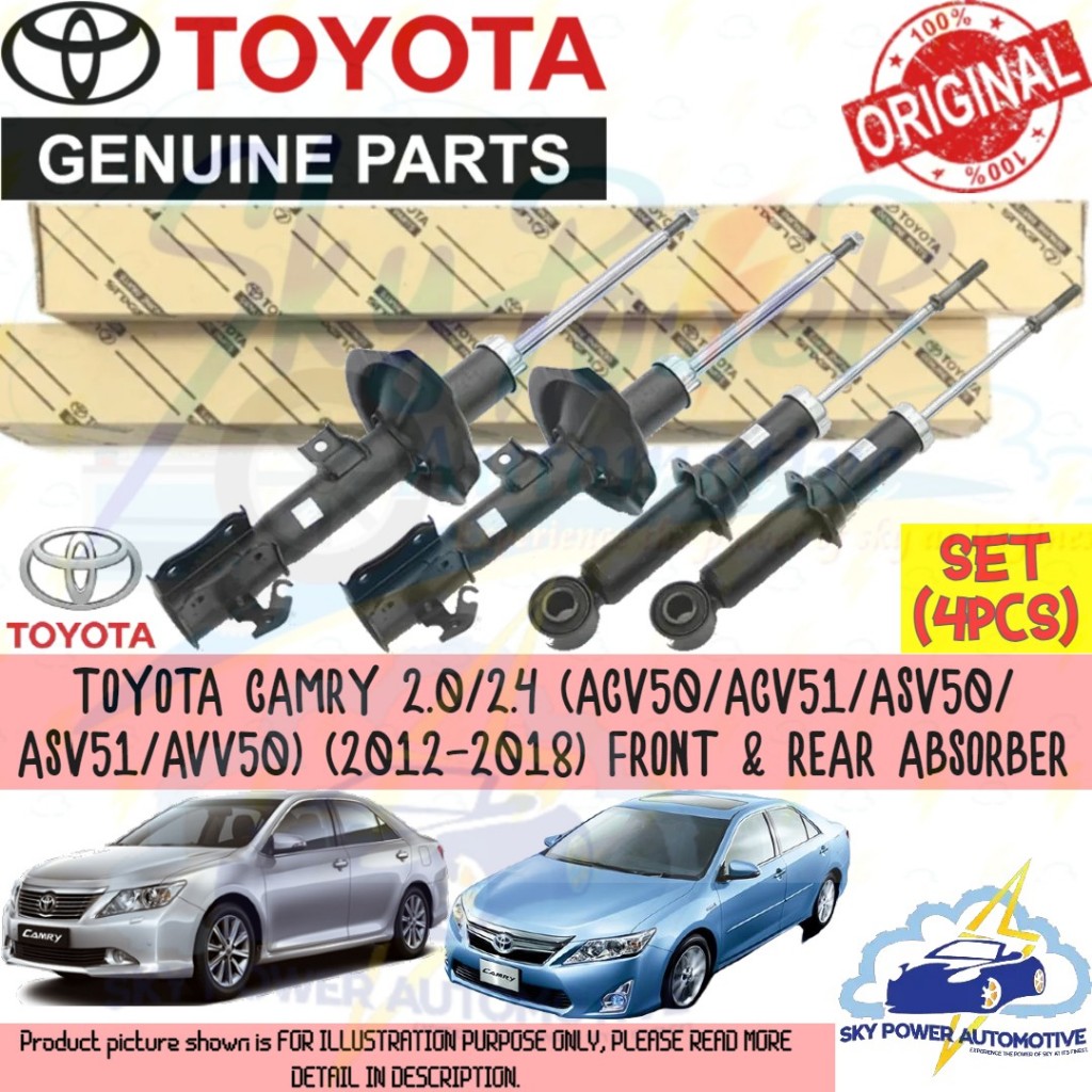 TOYOTA CAMRY ACV50 ACV51 ASV50 ASV51 AVV50 100% ORIGINAL GENUINE SHOCK ...