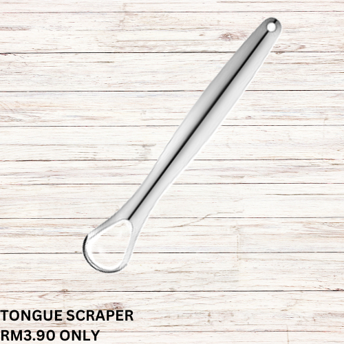 TONGUE SCRAPER CLEANER STAIN LESS STEEL METAL TONGUE BRUSH PEMBERUS ...