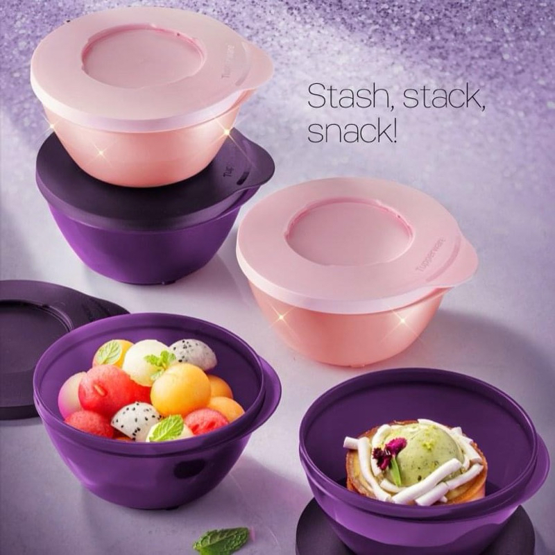 Tupperware Click Bowls/ Illumina Bowls 200/425ml- 1 pcs | Shopee Malaysia
