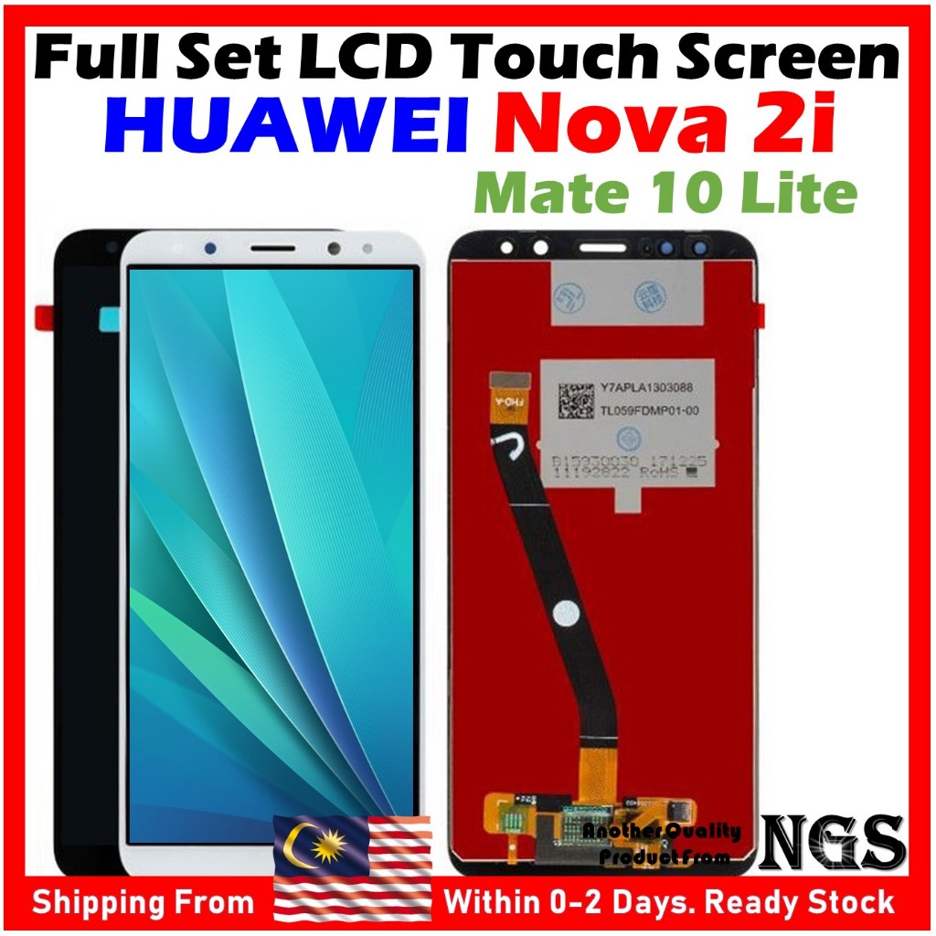 ORl NGS Brand Full Set LCD Touch Screen Compatible For HUAWEI Nova 2i / Mate 10 Lite with ...
