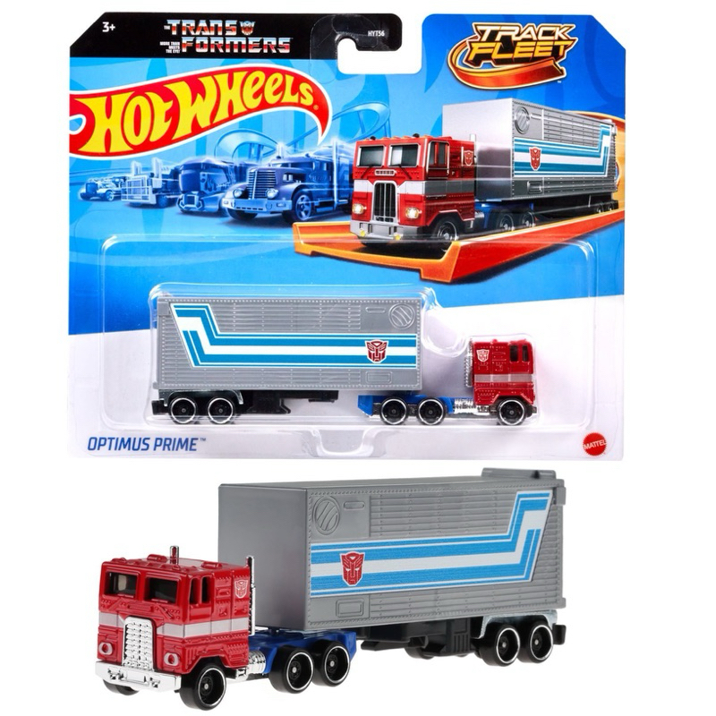 Hotwheels 2024 Track Fleet Optimus Prime (Transformers) (Freightliner ...