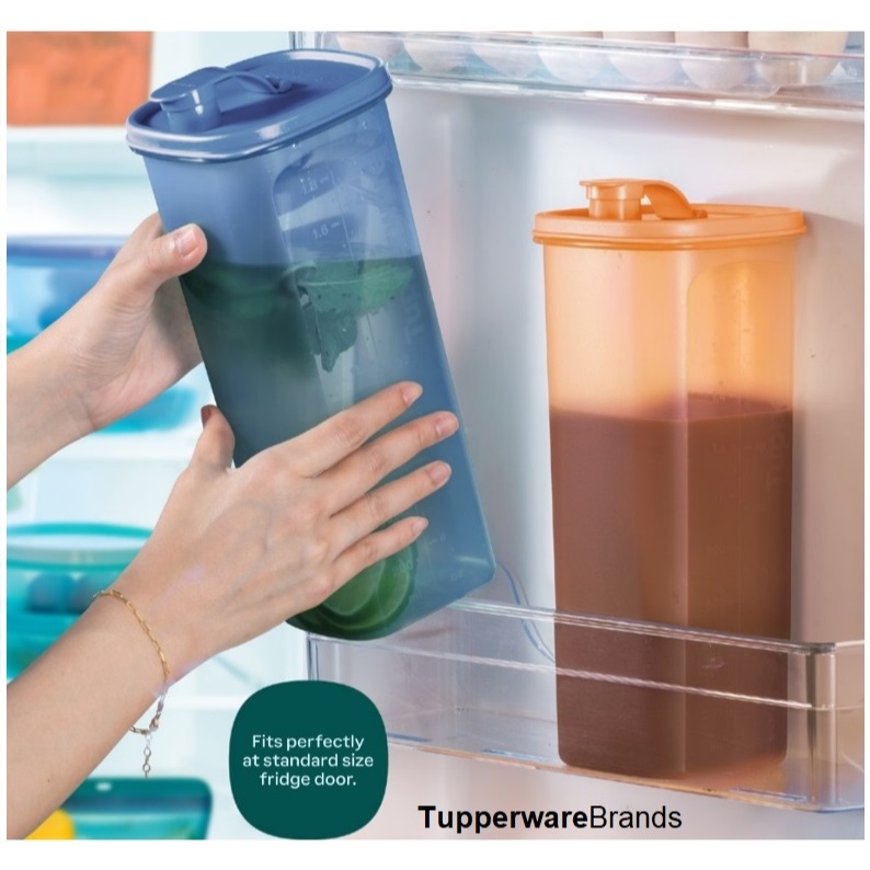 Tupperware Fridge Water Bottle (1) 2L or Chill Fresh Pourer (1) 1.0L ...