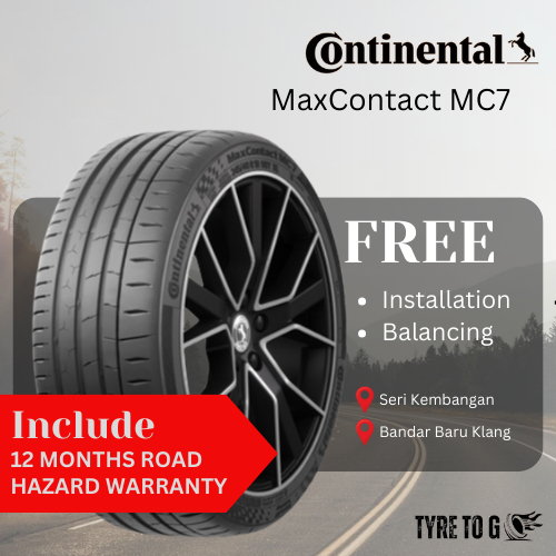 Continental MaxContact MC7 Tyre (16 17 18 Inch) | Shopee Malaysia