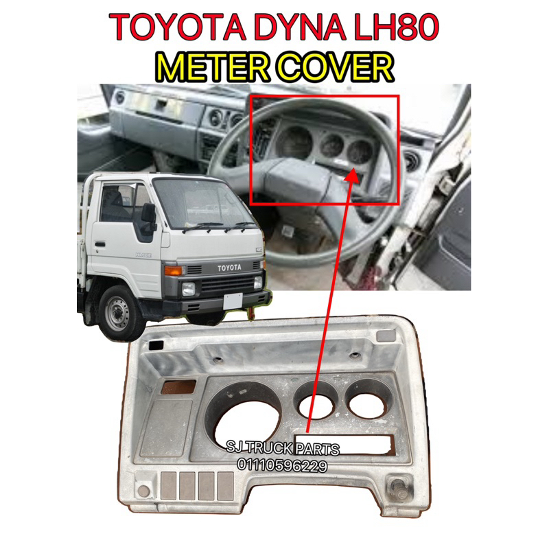 TOYOTA DYNA LH80 CABIN METER COVER DASHBOARD (used) LORRY 1ton | Shopee ...