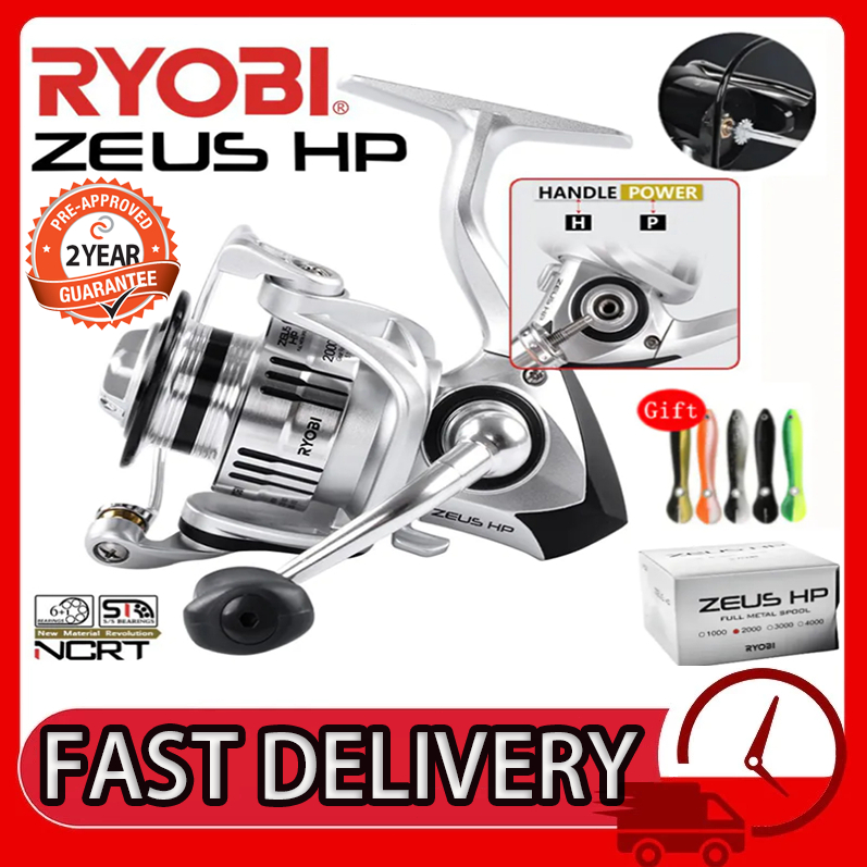 New Ryobi Reel Spinning Reel Mesin Pancing Fishing Reel Max Drag 30kg ...