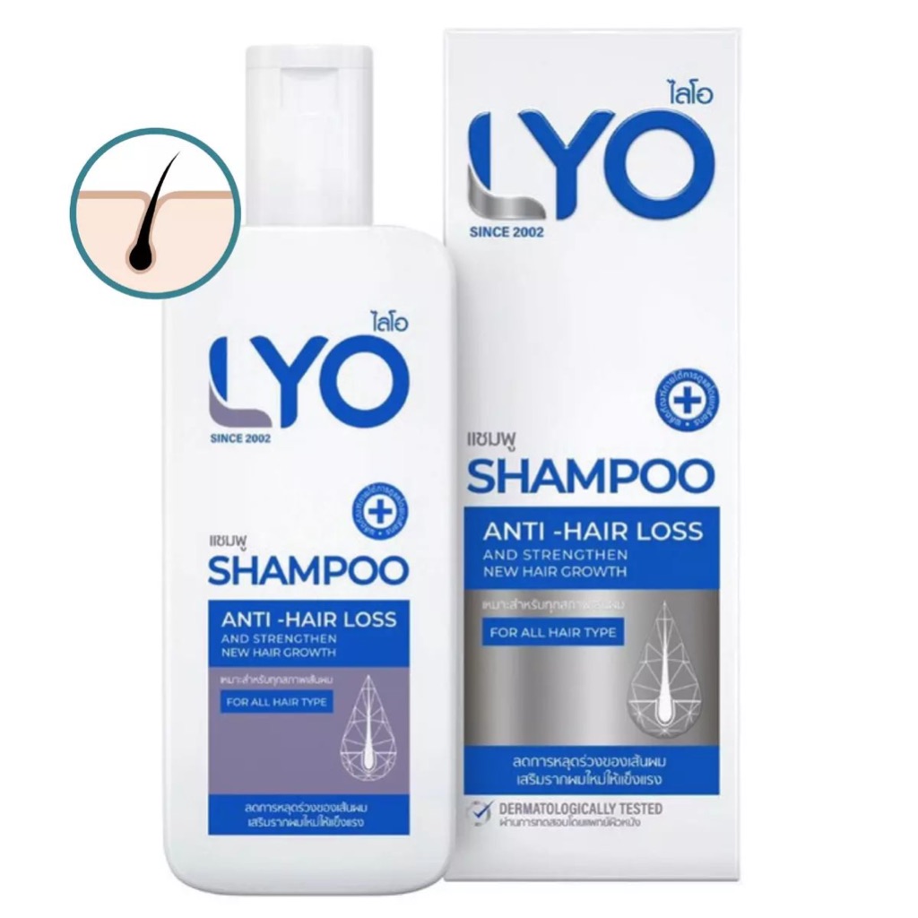 Lyo Shampoo Anti Hair Loss Men Women 200ml | Shopee Malaysia