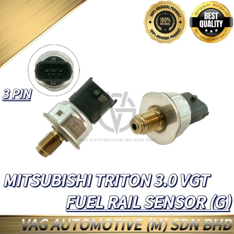 MITSUBISHI TRITONG 3.0 VGT (3PIN) FUEL RAIL SENSOR (G) | Shopee Malaysia