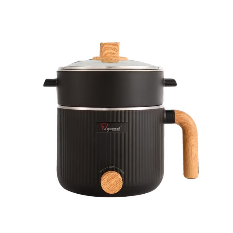 La Gourmet-E Multi Cooker 1.2L Coal Black | Shopee Malaysia