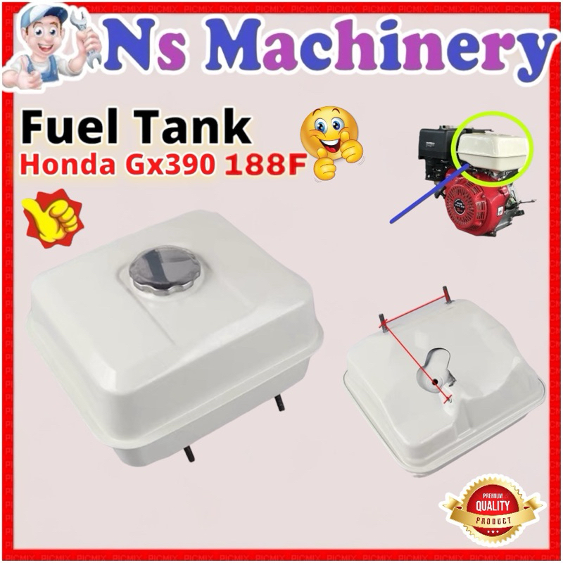 Honda Gx390 13hp Gasoline Engine Fuel Tank/Gx390 188F 192 Minyak Tangki ...