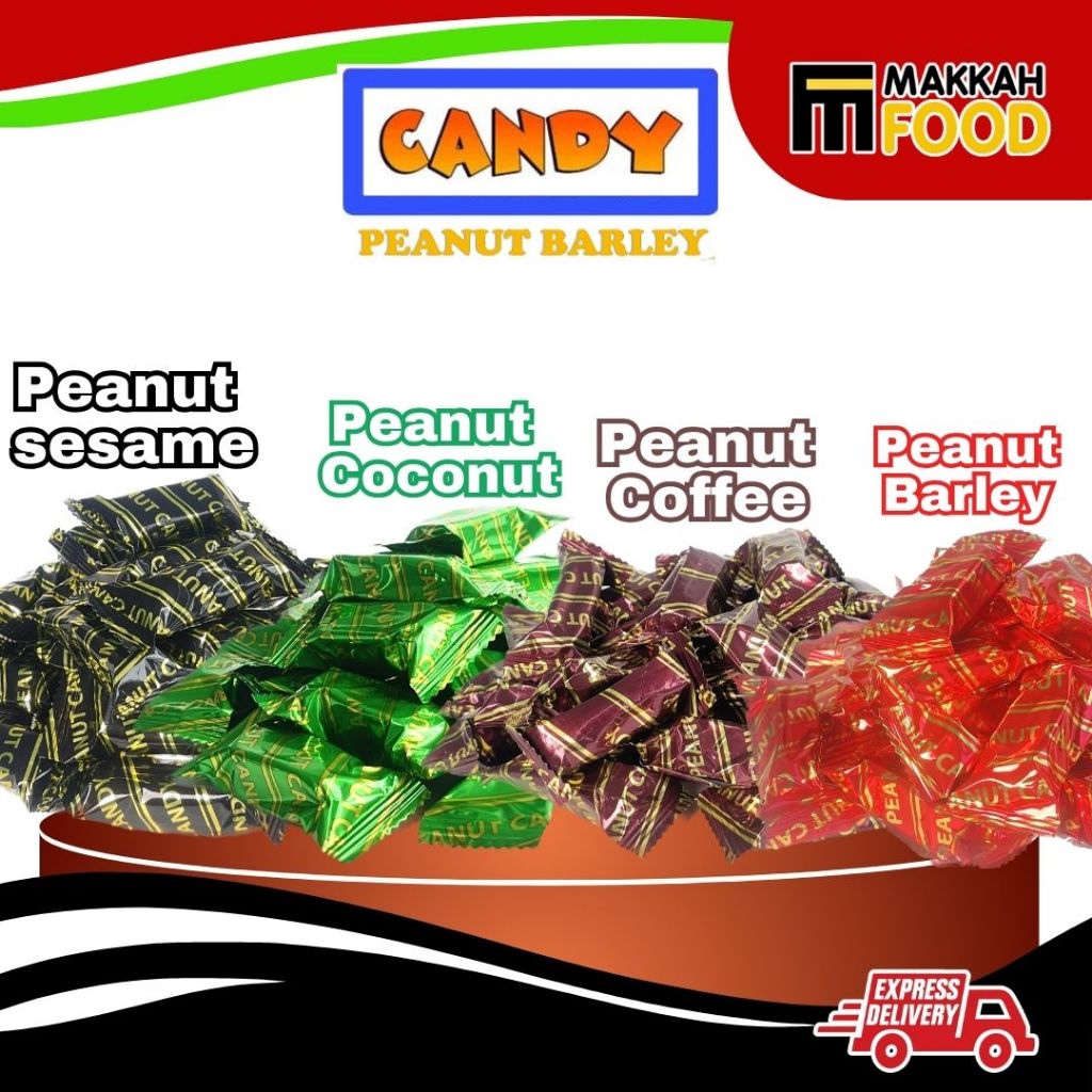 Candy Kacang Tumbuk Barley Peanut PEANUT BARLEY / PEANUT COFFEE ...