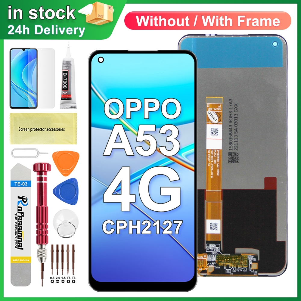 [Original] LCD OPPO A53 4G/OPO A32/RELME 7i/REALME C17 Display Touchscreen Digitizer Assembly ...