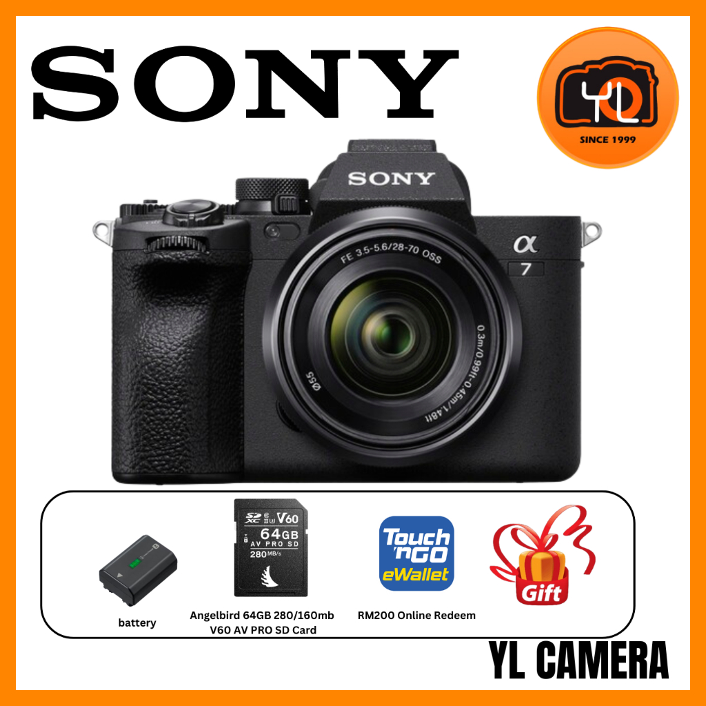 Sony A7IV / A7 IV / A7 Mark IV / A7M4 Mirrorless Camera(Free 64GB SD Card + Free Battery & Tng ...