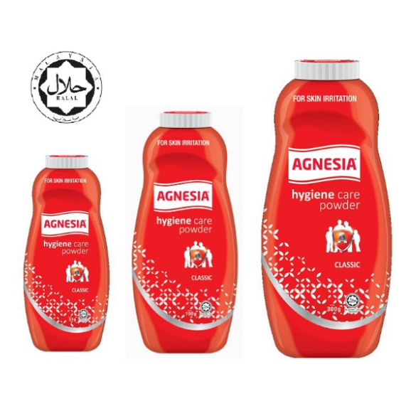 Agnesia Hygiene Care Antibacterial Talcum Powder (50g, 100g, 300g ...