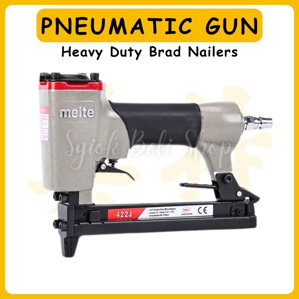 Meite Air Brad Nailer Pneumatic Gun FST50/ST64/F32/422J/T50SA/P622C ...