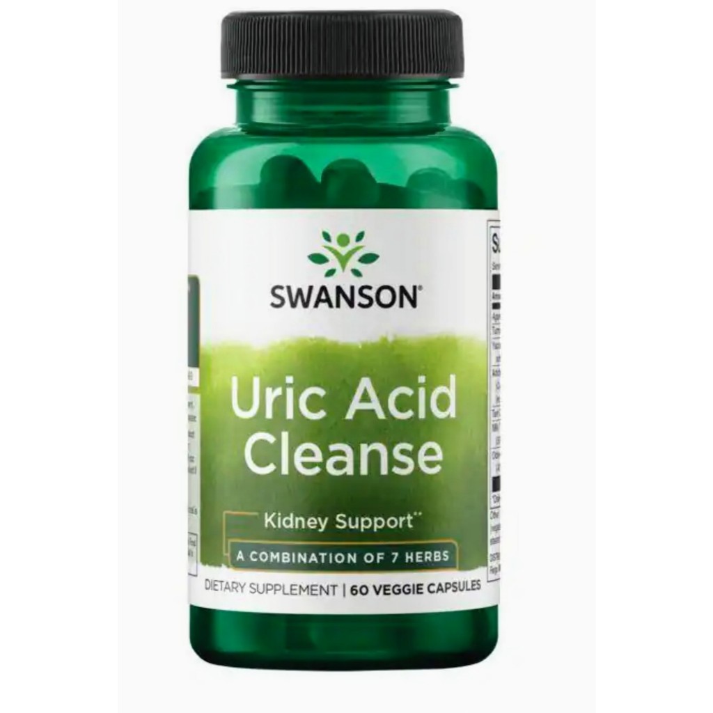 Uric Acid Cleanse 7herbs Combine 60 Veggie Capsules Turmeric Tart ...