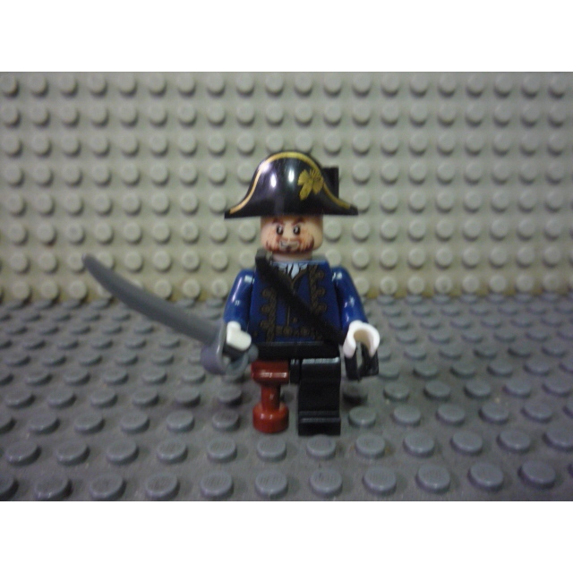 Custom Lego Pirates Of The Caribbean - Hector Barbossa Mini Figure ...
