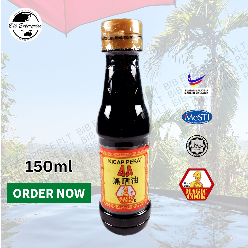 Magic Cook Kicap Pekat 4A 150ml | Dark Soy Sauce | Rich Flavor from ...
