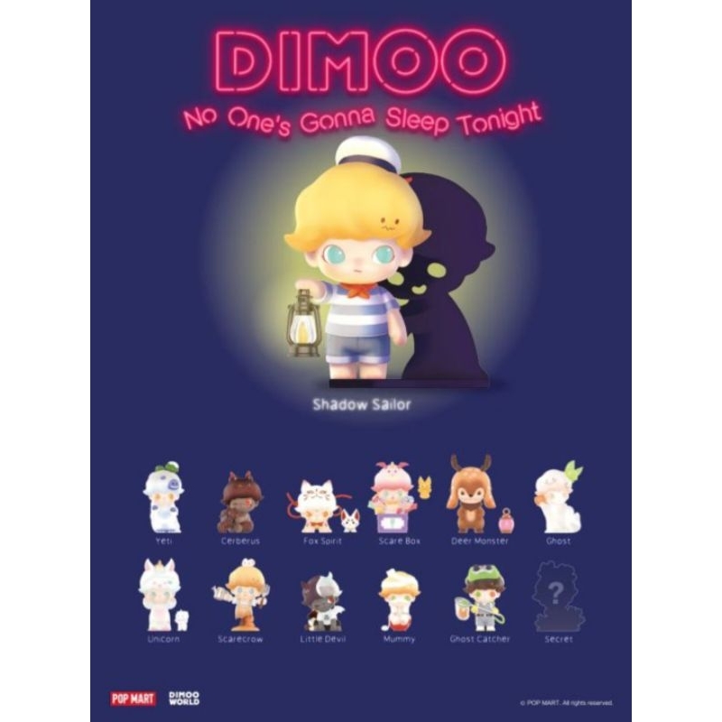 Pop Mart Dimoo World No One's Gonna Sleep Tonight Series | Shopee Malaysia