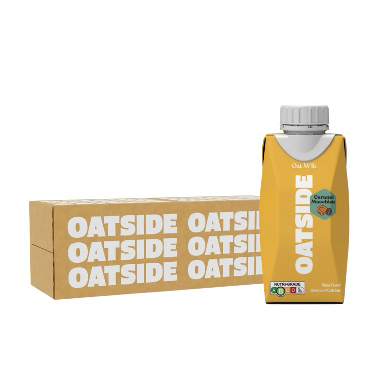 24x Mini Oatside 200ml oatmilk coffee/chocolate/original carton 燕麦奶 咖啡 ...