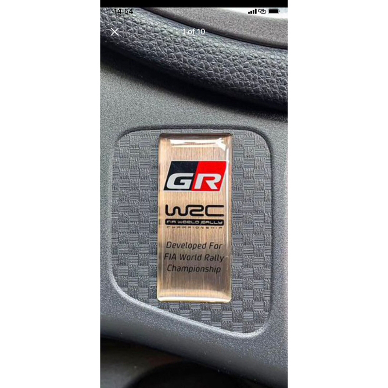 Emblem Gear Toyota GR Gazoo Racing WRC Cutting Ori | Shopee Malaysia
