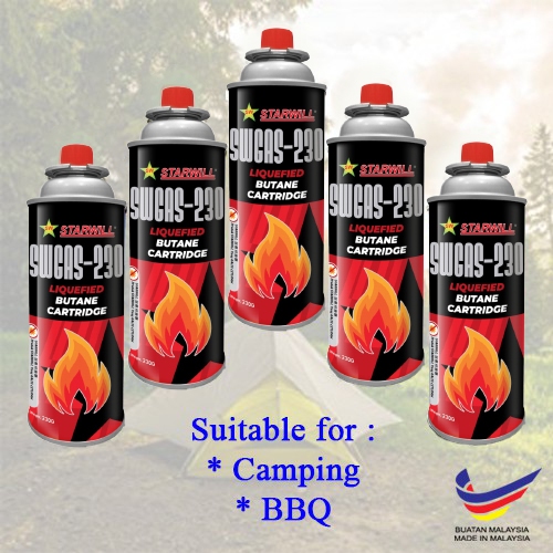 Starwill 230G Butane Gas Cartridge Portable Camping Gas Cartridge ...