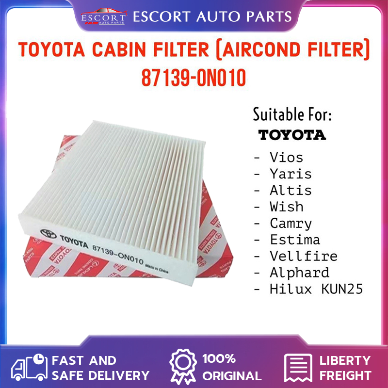 【100% Original】TOYOTA 87139-ON010 AIRCOND CABIN FILTER - VIOS/ YARIS ...