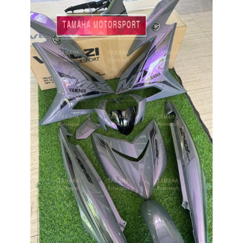 Yamaha Y15 Y15zr V1 V2 MX king galaxy purple grey cover set free emblem(×4) | Shopee Malaysia