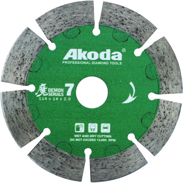 AKODA 4" DEMON DIAMOND CUTTING BLADE (CONCRETE) | Shopee Malaysia