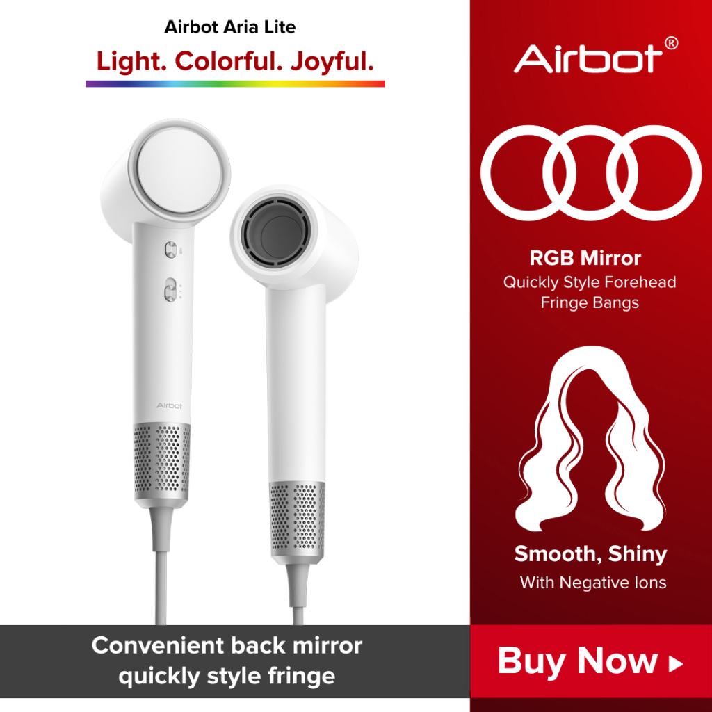 [ Ready Stock ] Airbot Aria Lite | High Speed Hair Dryer Negative Ions ...