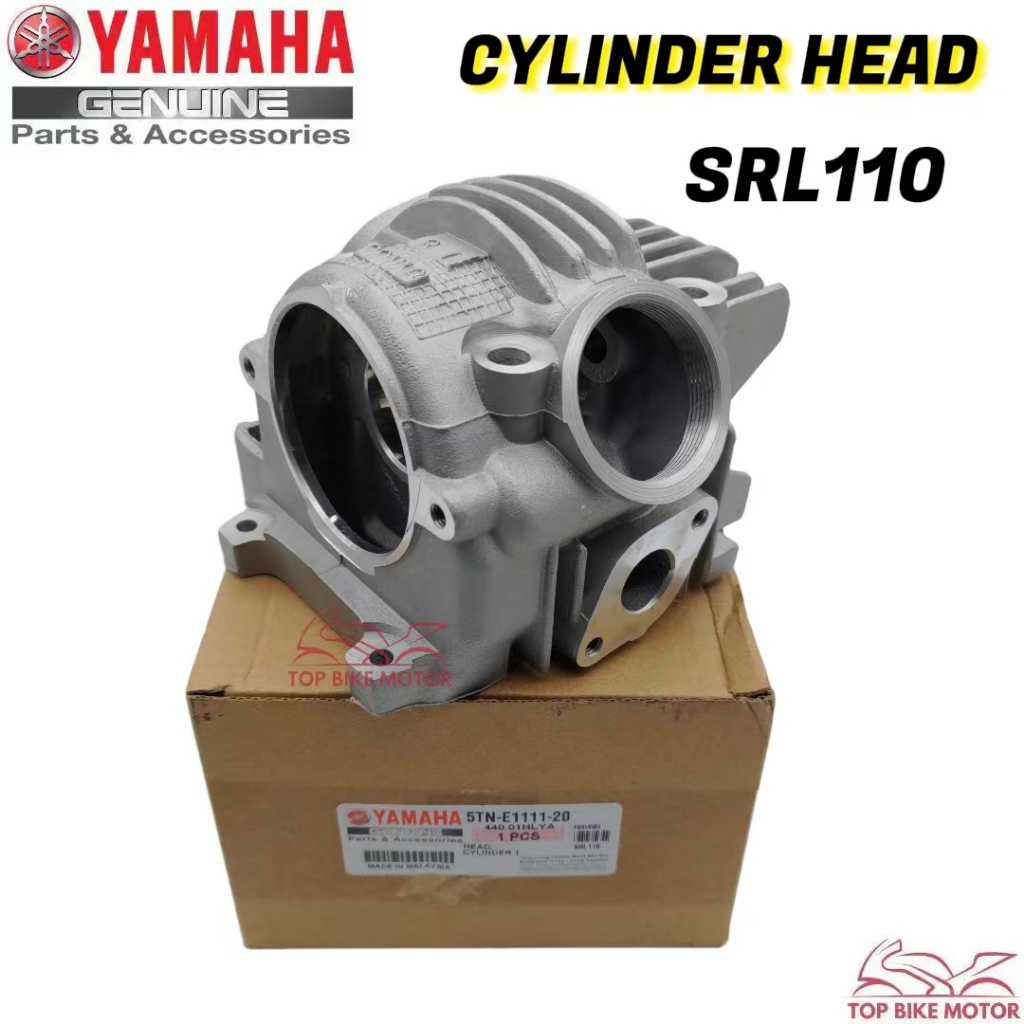 YAMAHA SRL110 LAGENDA 110 CYLINDER HEAD STANDARD 100% ORIGINAL MALAYSIA ...