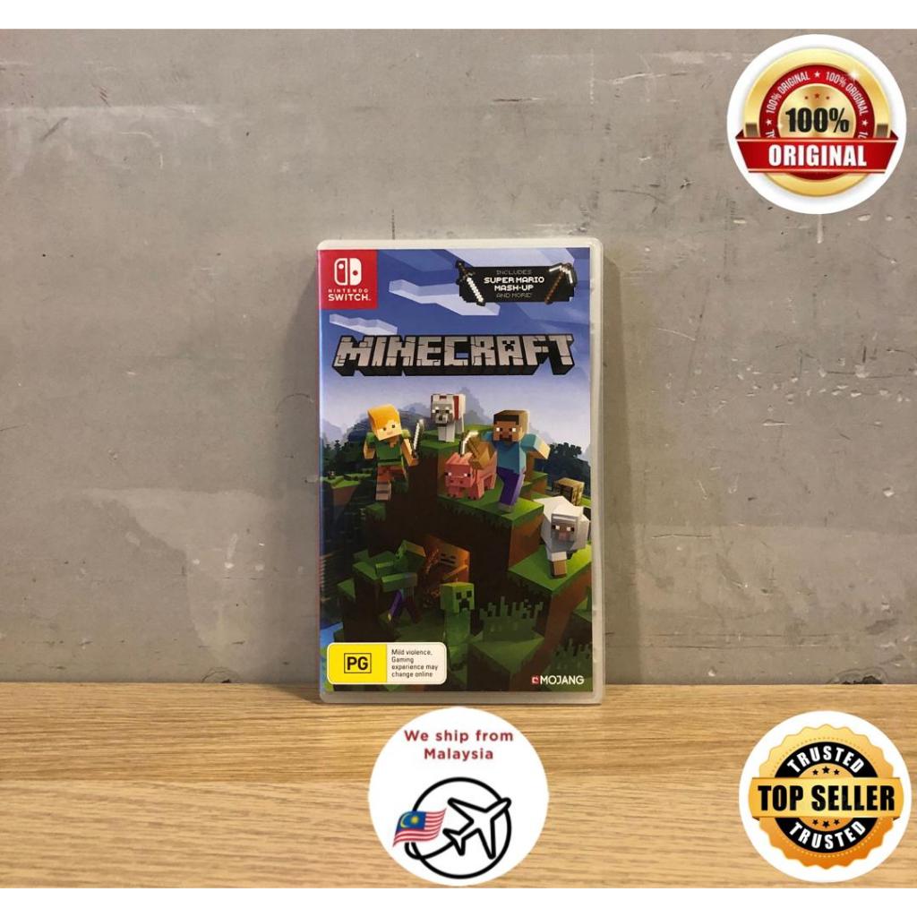 Nintendo Switch Minecraft Original Use Cover Box / Kotak Penutup 100% ...