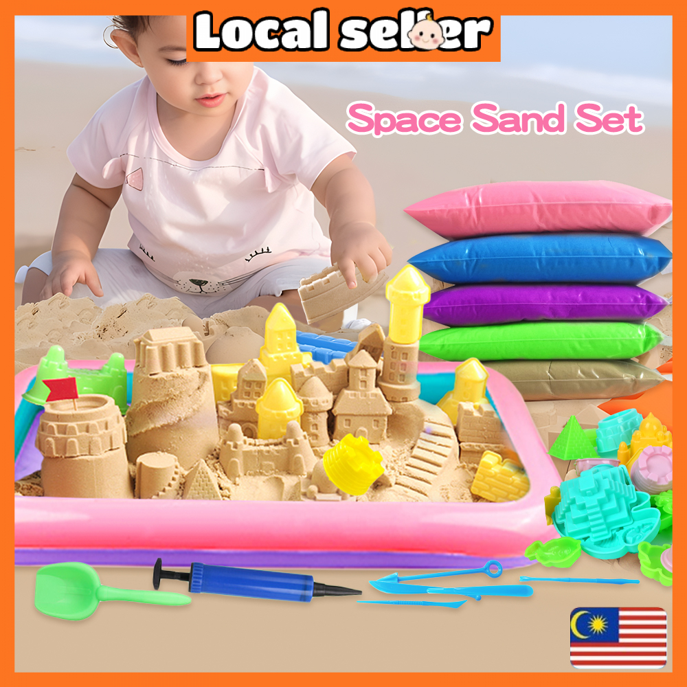 Aikoky Magic Sand Set For Kids Dynamic Space Sand Castle Play Set Tools ...