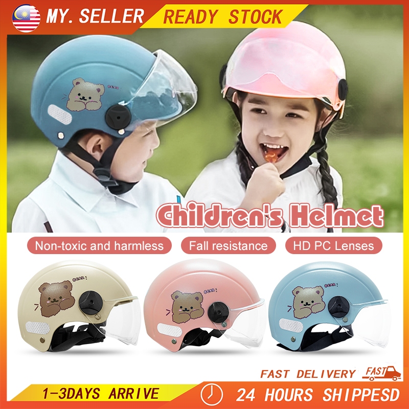 Kids Helmet Motorcycle Topi Keledar Budak 2-12Years Helmet Budak Helmet ...