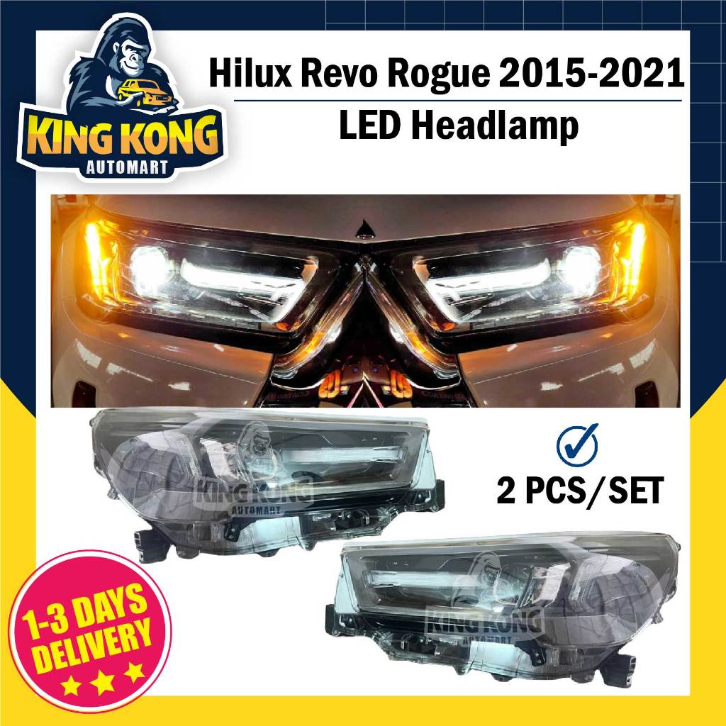 Toyota Hilux Revo Rogue 2015 2016 2017 2018 2019 2020 2021 Headlamp ...
